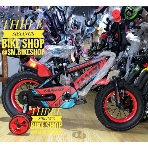 Jual SEPEDA BMX TANGO 12 INCH ROBOT BAN JUMBO 3.0 RED DENGAN LAMPU ...