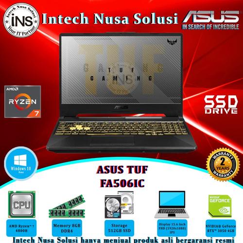 Jual ASUS TUF FA506IC Ryzen 7 4800H 8GB 512GB SSD VGA 4GB WIN10HSL OHS ...
