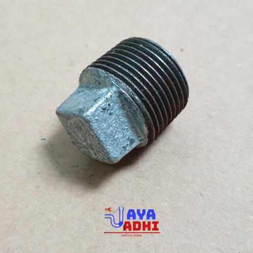 Jual GI Plug Tutup Drat Luar 1/2 - DN15 Galvanis Besi - Kota Surabaya ...