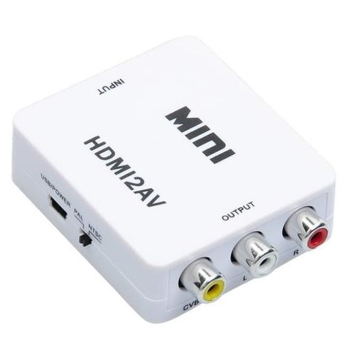Jual HDMI2AV Converter Mini Adapter HDMI To AV RCA CVBS 1080P HD Video ...