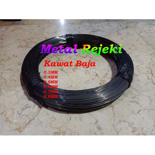 Jual Kawat Baja Hitam Lokal [Hard] 03/0.4/0.5/0.6/0.7/0.8/0.9MM @1/2Kg ...
