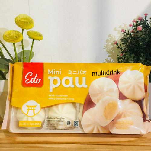 Jual Mini pau edo banana milky / bakpao edo / mini pao rasa pisang ...