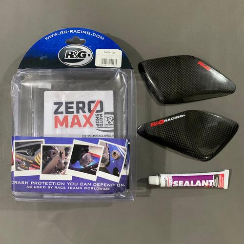 Jual Carbon Fibre Tank Sliders R&G RG RnG Racing Original UK ZX25R ZX ...
