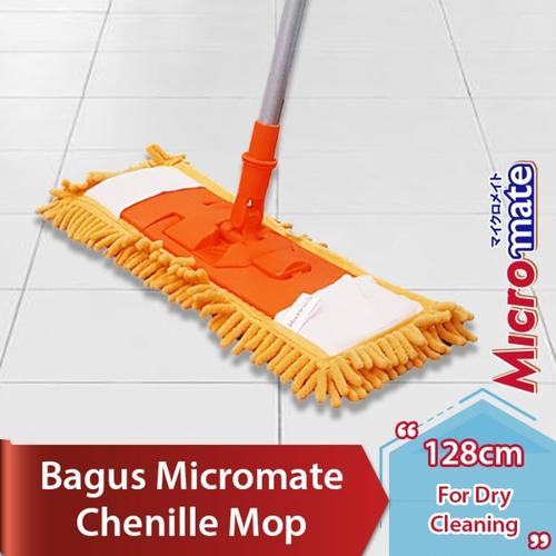 Jual ALAT PEL LANTAI TONGKAT SAPU KAIN MICROFIBER BAGUS CHENILLE MOP ...