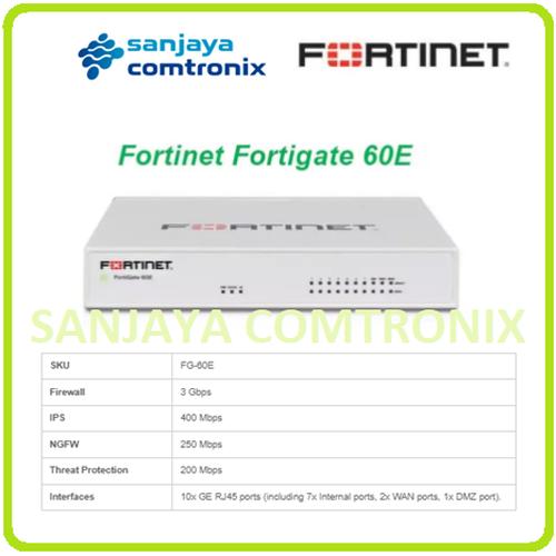 Jual FORTINET FG-60E Fortigate 60E UTM Bundle License 24x7 Support ...