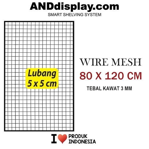 Jual WIRE GRID MESH 80 X 120 CM - KAWAT JARING KOTAK - RAM DINDING ...