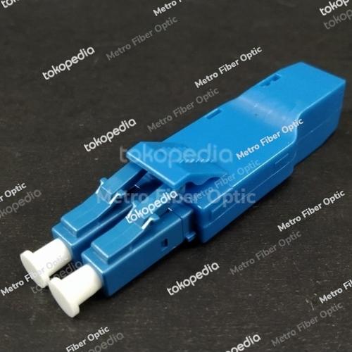 Jual Loopback LC UPC Connector Adapter Singlemode 2 Core Duplex - Kota ...