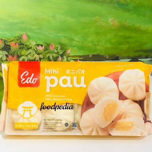 Jual Mini pau edo banana milky / bakpao edo / mini pao rasa pisang ...