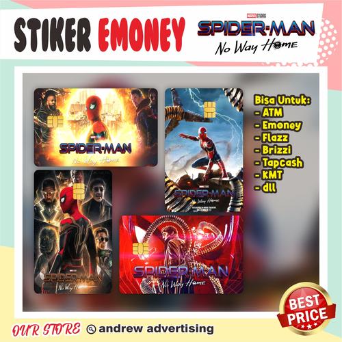 Jual Spiderman No Way Home Stiker Emoney / ATM / Flazz / Garskin ...