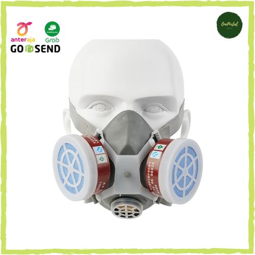 Promo Masker Gas / Masker Cat Respirator Anti Kimia Industrial Mask ...