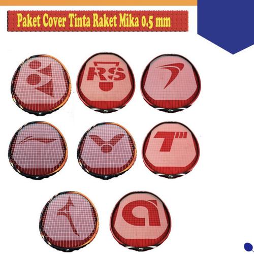 Jual Badminton COVER STENCIL CARD LOGO RAKET CETAKAN SENAR RAKET ...
