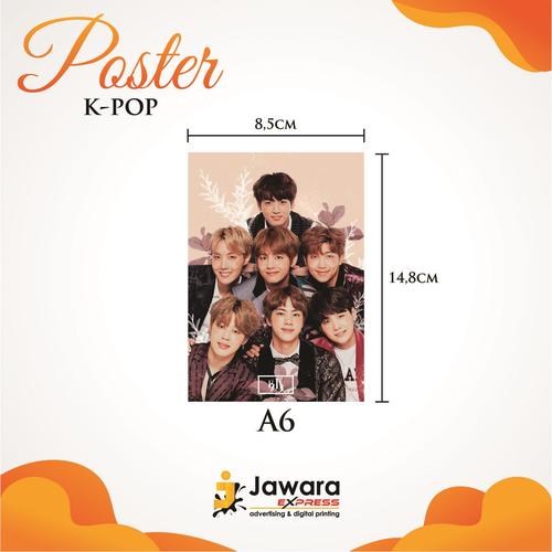 Jual A6 POSTER K-POP JAWARA (TEBAL) - Kota Malang - jawaraprinting ...