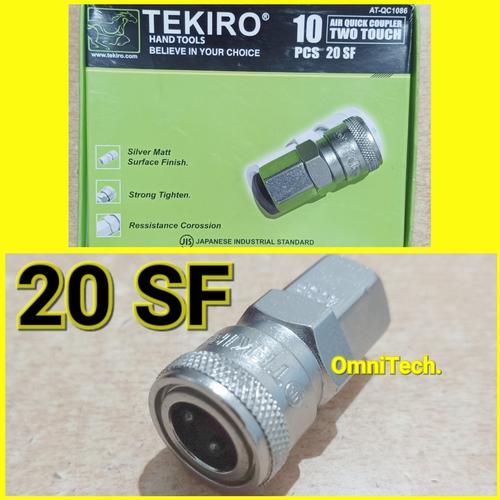 Jual Air Quick Coupler Kompresor Angin Two Touch 20 SF Tekiro SF 20 SF20 - Kab. Tangerang ...