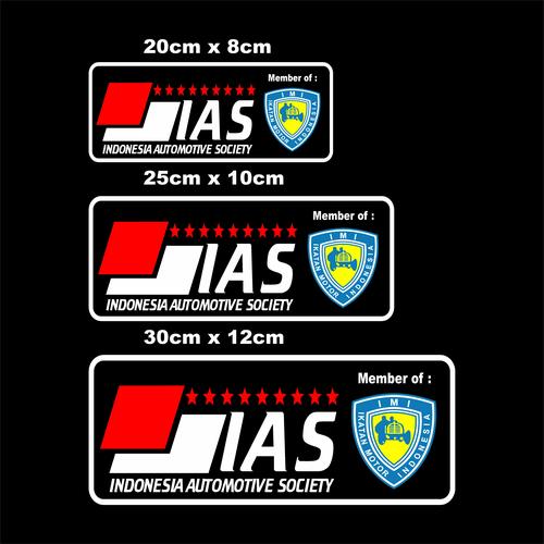 Jual STIKER/STICKER ias kaca mobil cutting stiker ready stock - 20CM ...