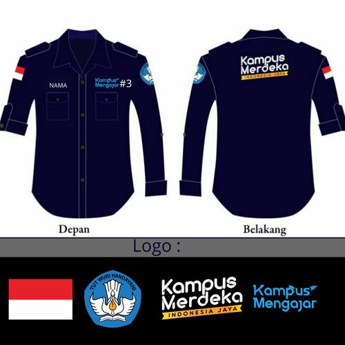 Jual PDH Kampus Mengajar Angkatan 3 - Biru, XXL - Jakarta Selatan ...