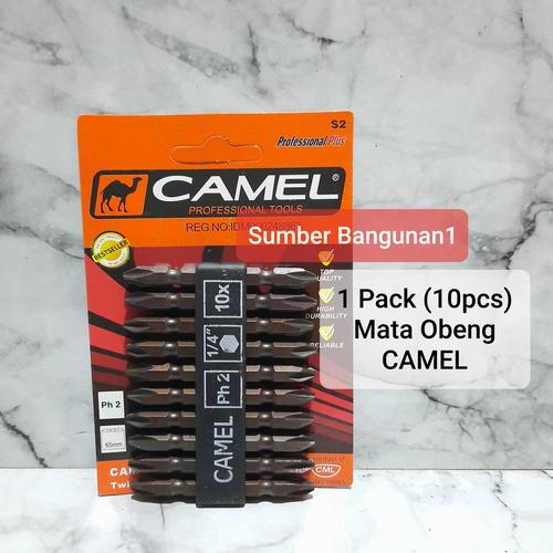 Jual Mata bor obeng CAMEL 1 pack (10pcs) mata sekrup skrup gypsum ...