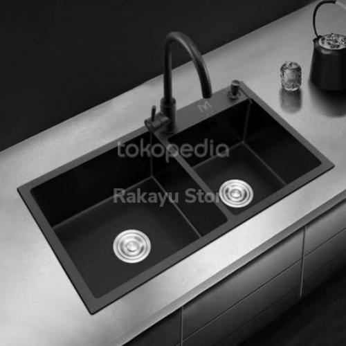 Jual Kitchen Sink Onan Inobe 8245 Hitam/ Bak Cuci Piring Merk Bolzano ...