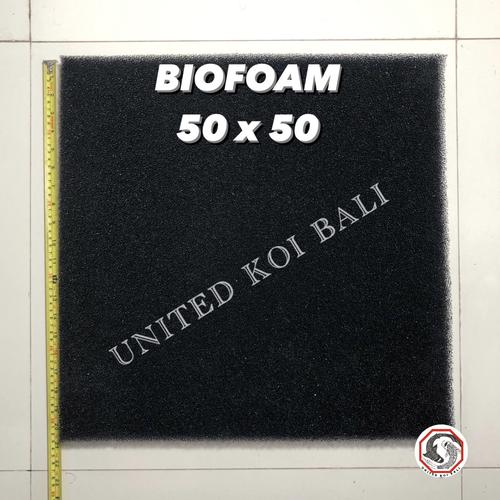 Promo MEDIA FILTER BIOFOAM HITAM 50 x 50 cm - BIOFIL BUSA HITAM FILTER ...