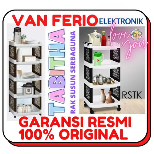 Jual RSTK TABITHA 4 SUSUN / 5 SUSUN RAK SUSUN SERBA GUNA KECIL + RODA ...