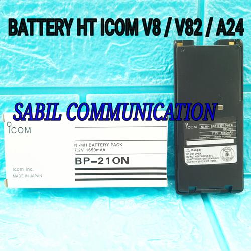 Jual BATRE HT ICOM IC V8 ICOM IC A24 BATTERY ICOM BP 210NMURAH ...