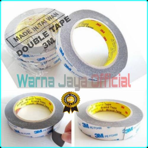 Jual Isolasi Double Doble Dobel Tape Tip Isolasi Bolak Balik 2 sisi 3M ...