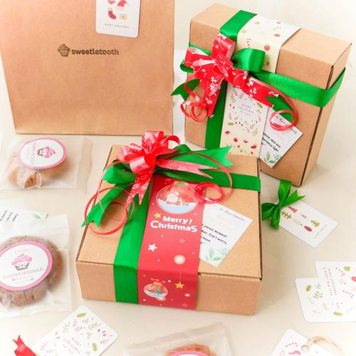 Jual Hampers Ucapan Selamat Natal Merry Christmas Gift - Soft Baked ...
