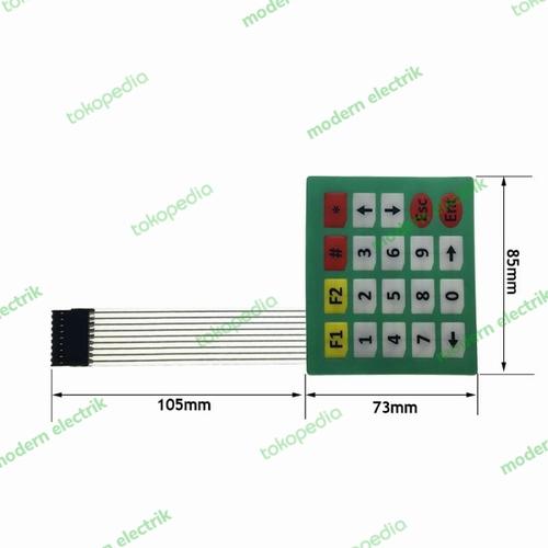 Jual MATRIX KEYPAD MEMBRAN 20 KEY ( 4X5 ) FOR ARDUINO - Kab. Bogor ...