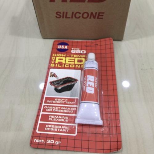 Jual Usa 650 lem red kecil lem merah 30gr lem silicone red lem red ...