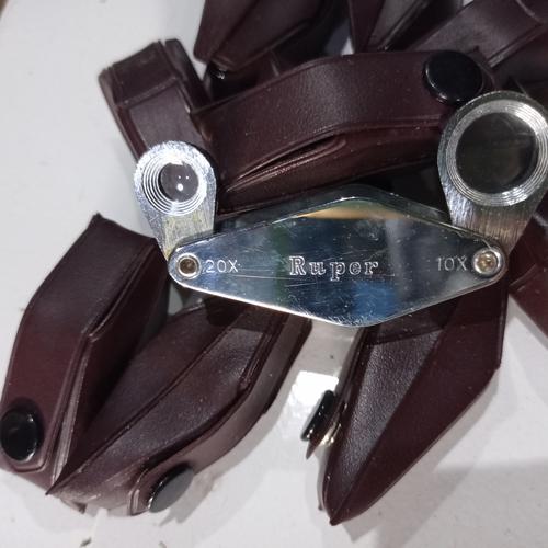 Jual Kaca Pembesar Magnifier Hand lens Lup Loupe Ruper 10X 20X Ori ...
