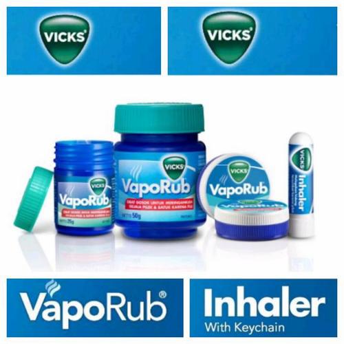 Jual Vicks Vaporub / Vicks Inhaler / Balsam 10gr / 25gr / 50gr / Balsem ...