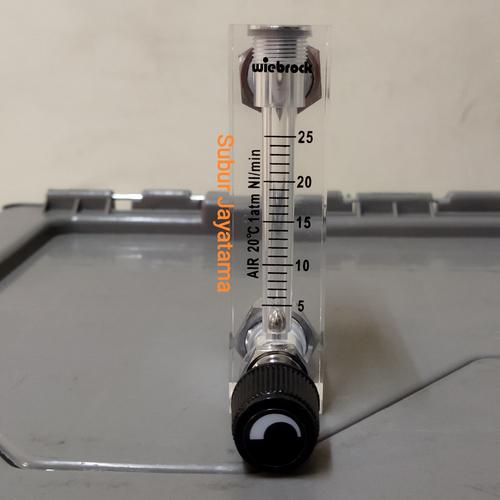 Jual Flowmeter Rotameter Udara Air 5 - 25 Nl/min Lpm Liter Per Menit ...