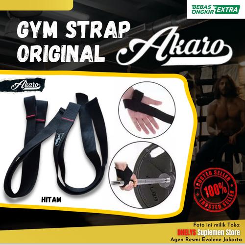 Jual Gym Lifting Strap Wristband Tali Fitness Angkat Beban Akaro ...