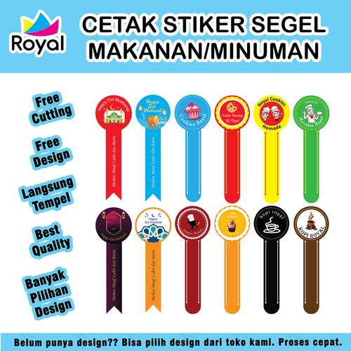 Jual STICKER SEAL-stiker segel makanan/minuman-stiker makanan-stiker ...