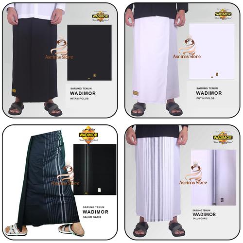 Promo sarung Wadimor Polos Hitam Tumpal Sarung Tenun Khas Indonesia ...
