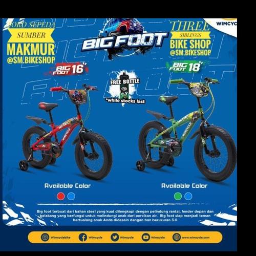 Jual SEPEDA BMX WIM CYCLE BIGFOOT 18 INCH BAN JUMBO 3.0 - Jakarta ...