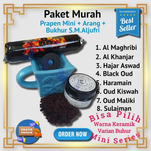 Jual Paket Buhur Prapen Mini dan Arang Briket Ben Aboe Bakr Jufri ...