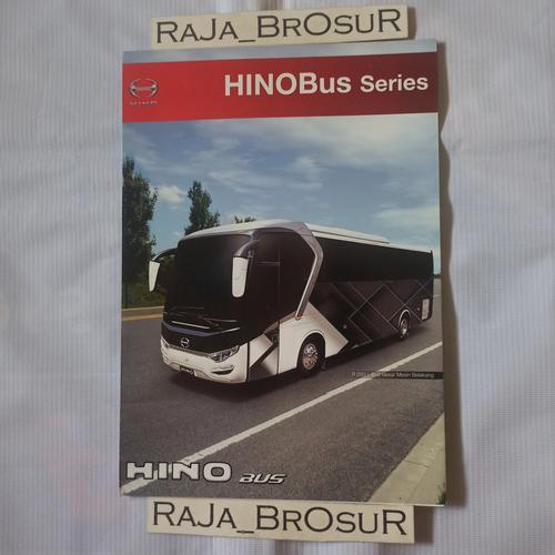 Jual Poster brosur Hino Bus series R260 R 260 Bus Besar Mesin Belakang ...