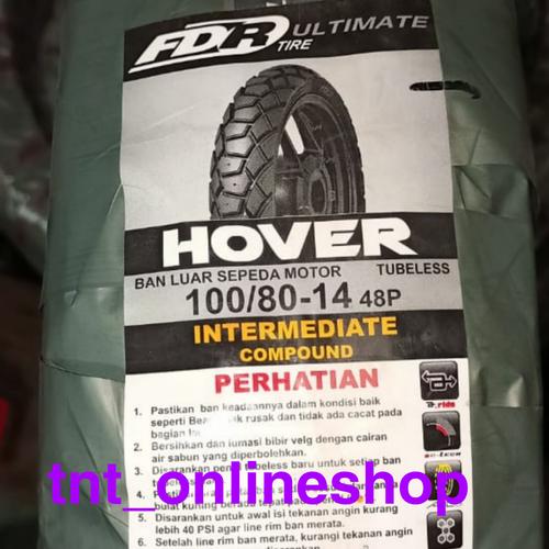 Jual BAN LUAR 100/80-14 FDR HOVER TUBLESS - Kota Surabaya - tnt ...