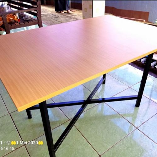 Jual meja lipat catering 120 x 80 bahan besar dan tebal untuk beban ...