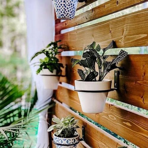 Jual Gantungan pot dinding besi/ Gantungan pot tempel dinding / Pot ...