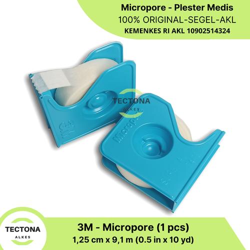 Jual 3M - Micropore/Plester Medis/Plester Putih/Plester Infus - 5 cm x ...