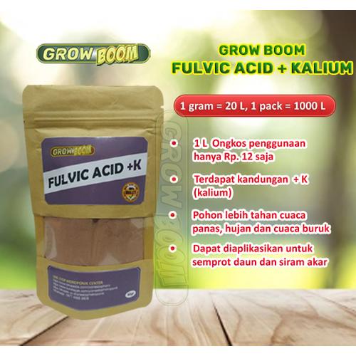 Promo Grow Boom Fulvic Acid +K / Asam Fulvat Kalium (50gram) - Kab ...