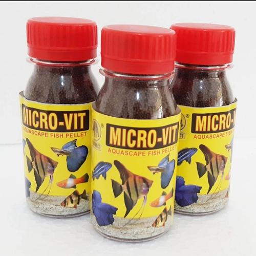 Jual Makanan ikan hias microvit 50gr pakan fish food micro vit 50gr ...