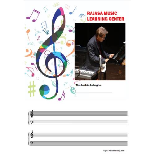 Jual Music Notation Book-Buku notasi music garis 5 Ukuran A4 - Kab ...