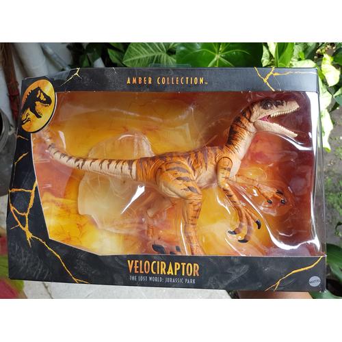 Jual Amber Collection Tiger Velociraptor Raptor Jurassic Park Th Lost ...
