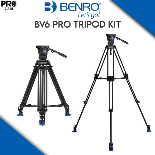 Jual Benro BV6 PRO Tripod Kit / Benro BV6 Pro Video Tripod Kit ...