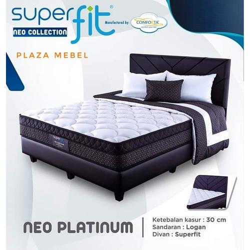Jual SET Springbed Comforta SuperFit Kasur Neo Platinum (FULLSET) - SET ...