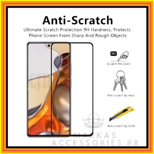 Jual XIAOMI MI 11T / MI11T PRO TEMPERED GLASS FRAME ANTI GORES KACA ...