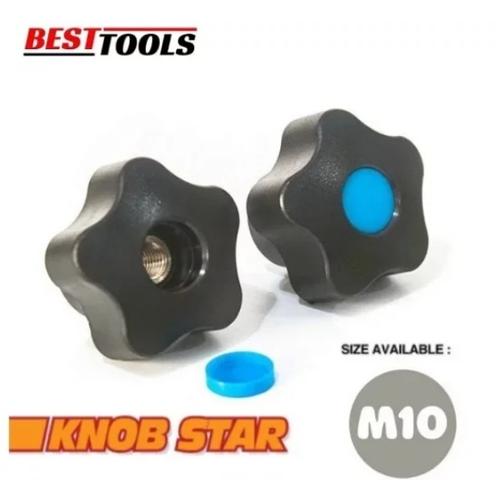 Jual Knop Bintang Mur Bintang Star Knob Female Thread Screw Star Knop ...