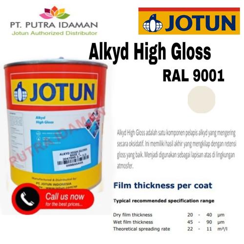 Jual JOTUN CAT ALKYD / ALKYD HIGH GLOSS 5 LITER / RAL 9001 - Jakarta ...